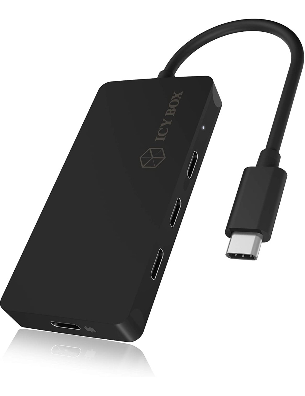 Raidsonic 4-port hub with USB Type-C interface and PD port IB-HUB1429-