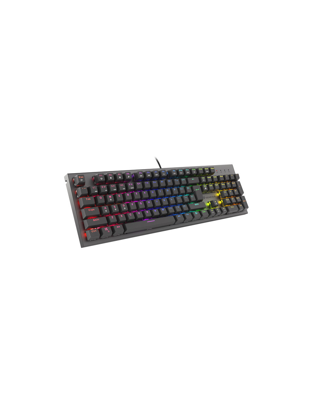 Genesis THOR 303, Mechanical Gaming Keyboard, RGB LED light, US, Black